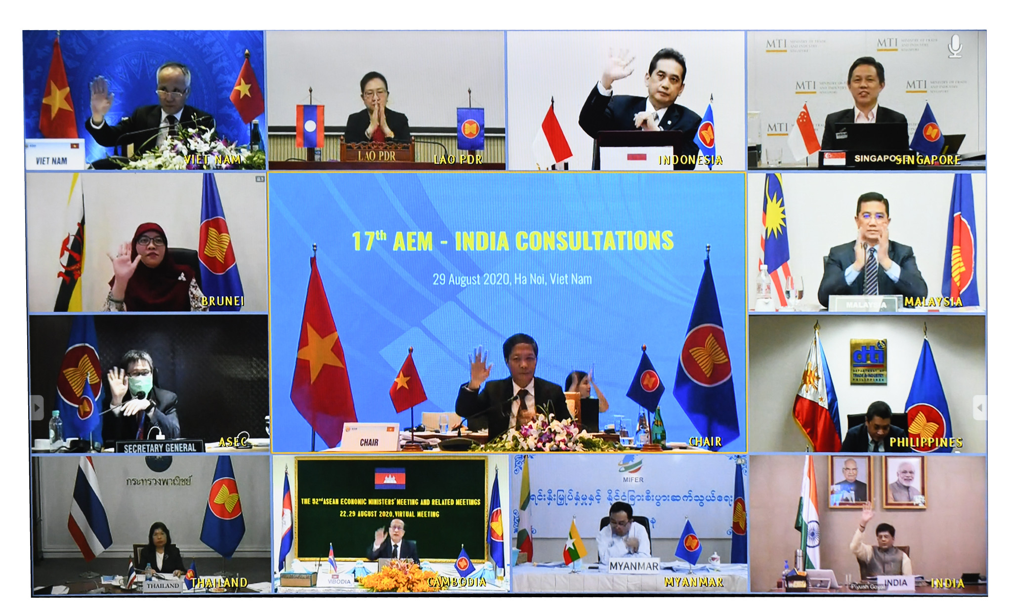 Asean Media Statement Of The 17th Aem India Consultations Asean Main