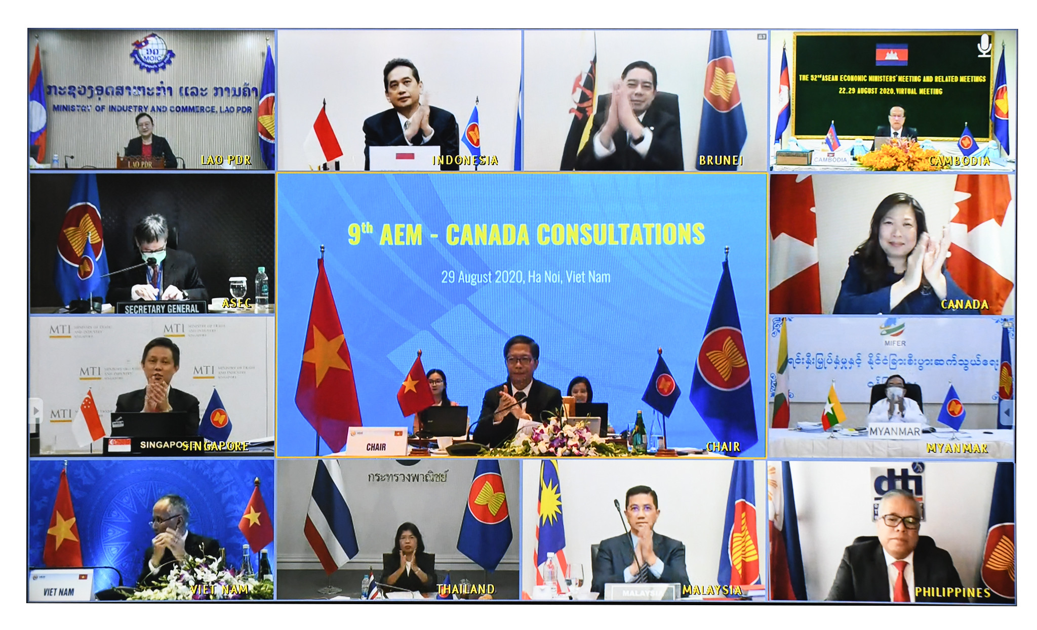 Joint Media Statement Of The 9th Aem Canada Consultations Asean Main