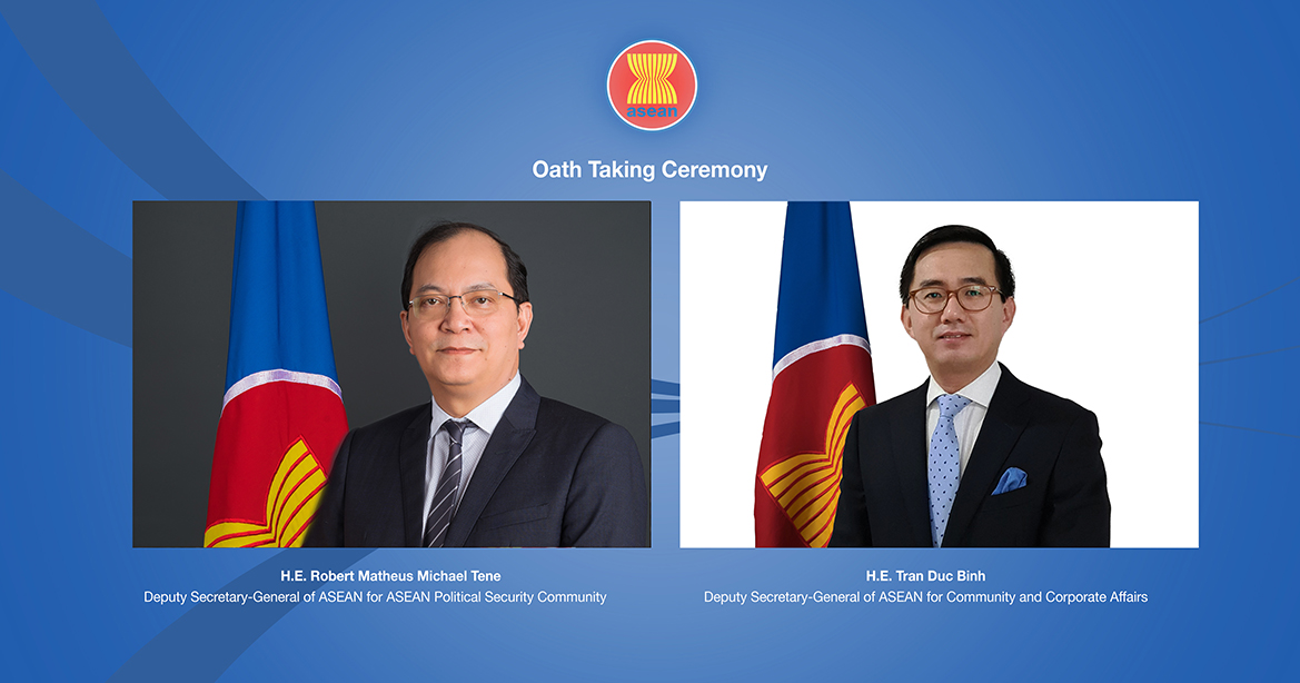 Asean Welcomes Two New Deputy Secretaries General Asean Main Portal
