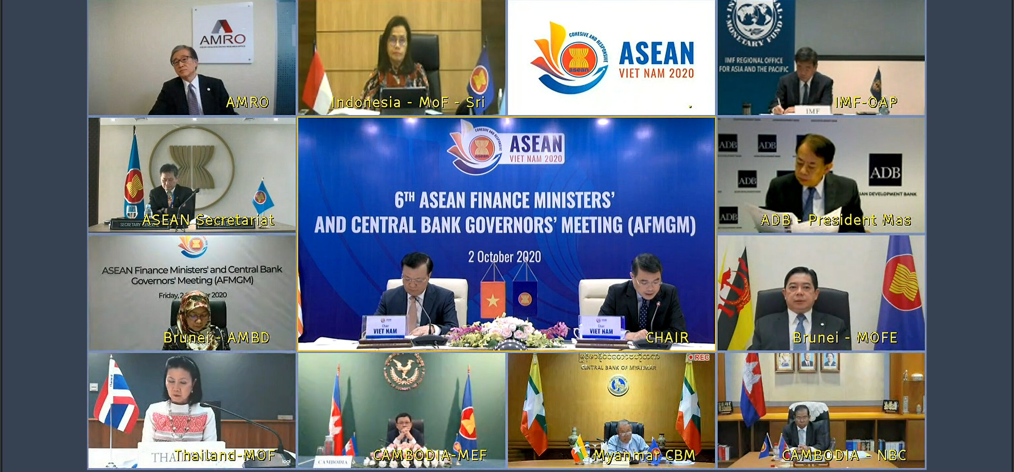 6th Asean Finance Ministers And Central Bank Governors Meeting Afmgm