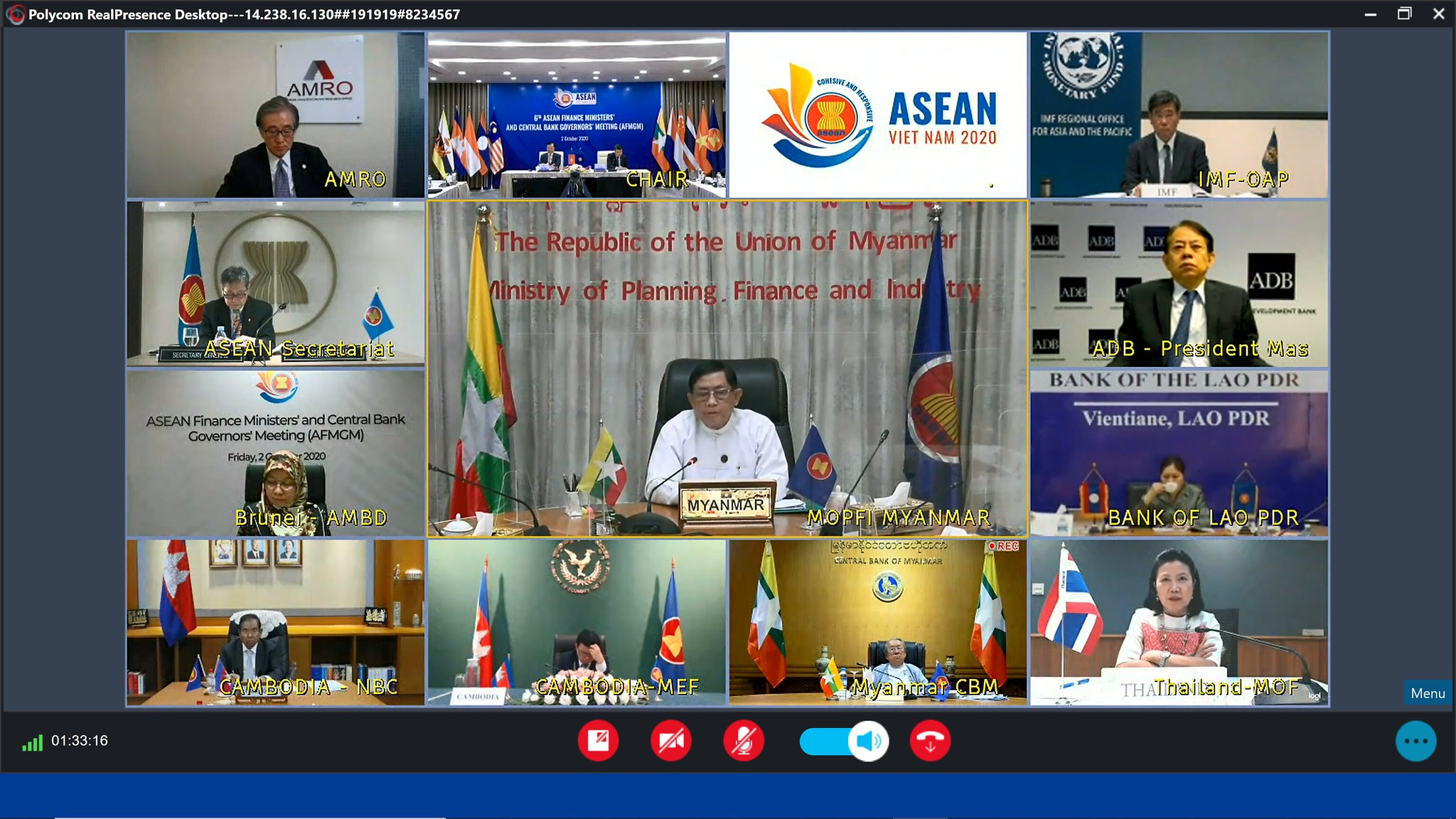 6th Asean Finance Ministers And Central Bank Governors Meeting Afmgm