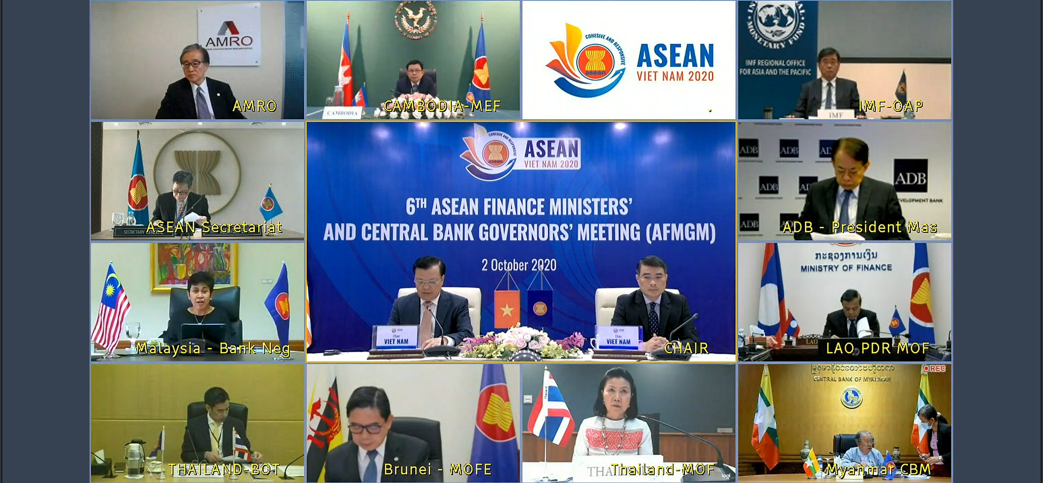 6th Asean Finance Ministers And Central Bank Governors Meeting Afmgm