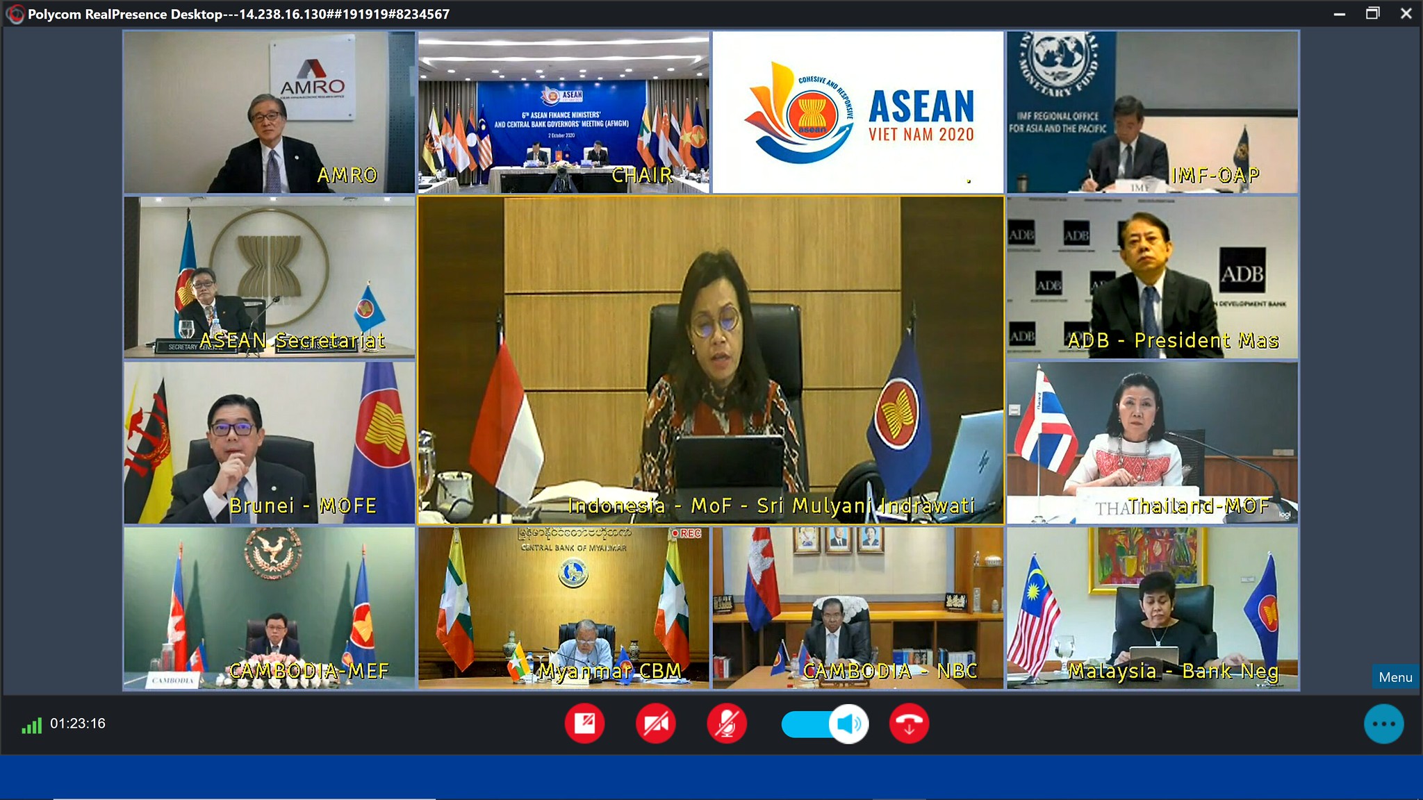 6th Asean Finance Ministers And Central Bank Governors Meeting Afmgm