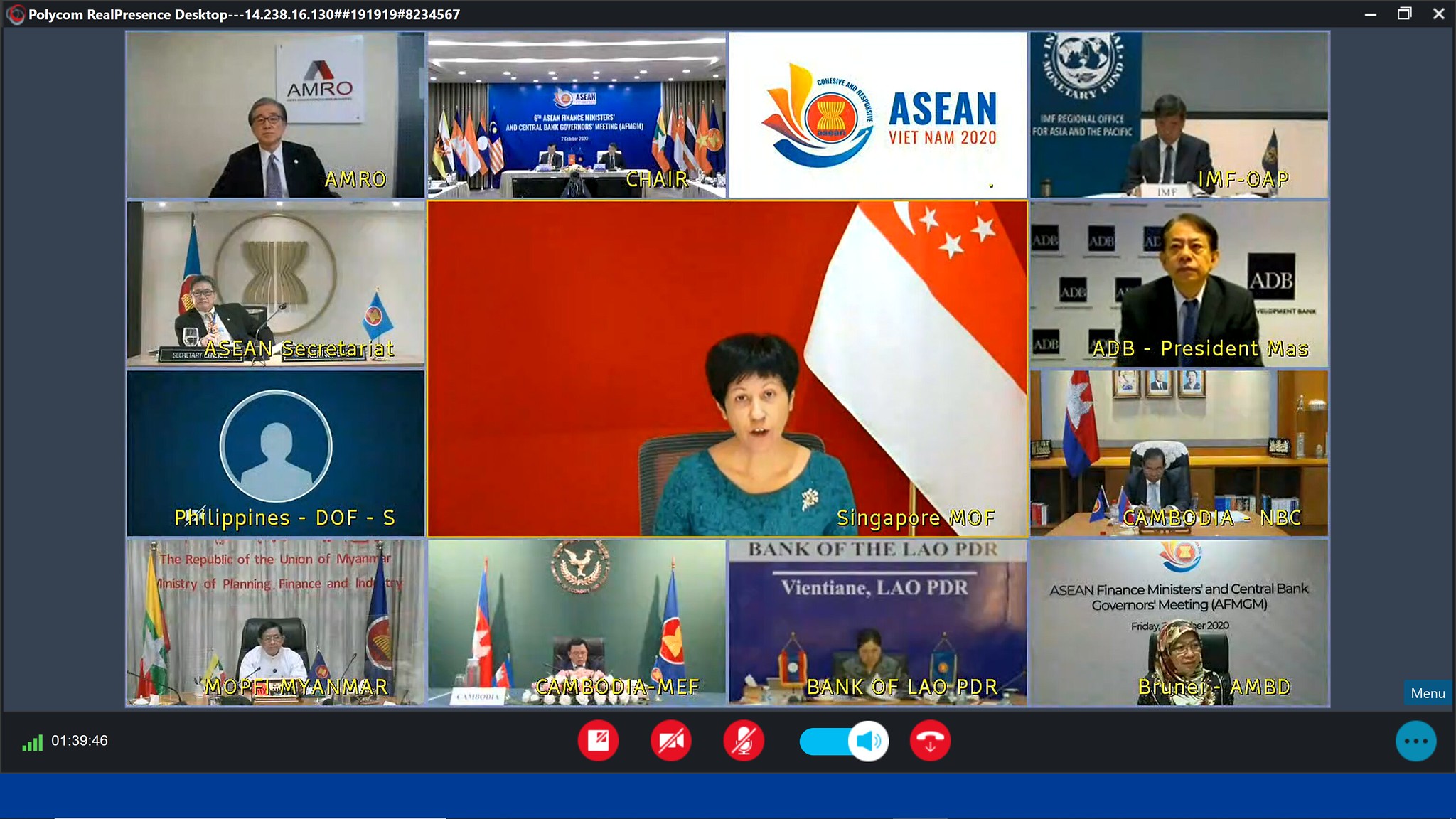 6th Asean Finance Ministers And Central Bank Governors Meeting Afmgm