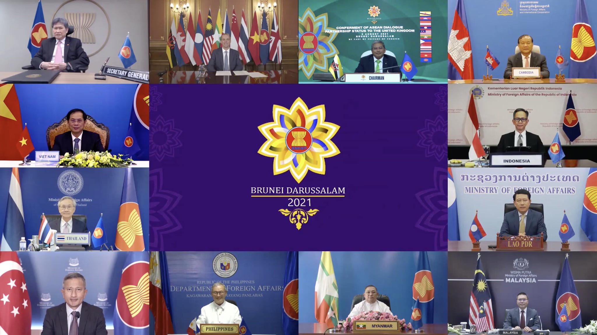 Ceremony On The Conferment Of Asean Dialogue Partner Status To The