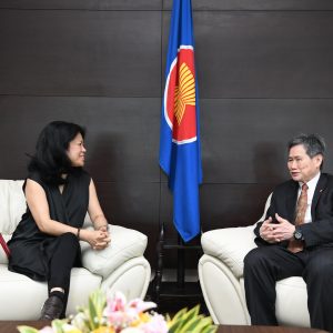 Courtesy Call by ASEAN Foundation’s new Executive Director, Dr Yang Mee ...