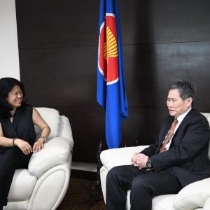 Courtesy Call by ASEAN Foundation’s new Executive Director, Dr Yang Mee ...