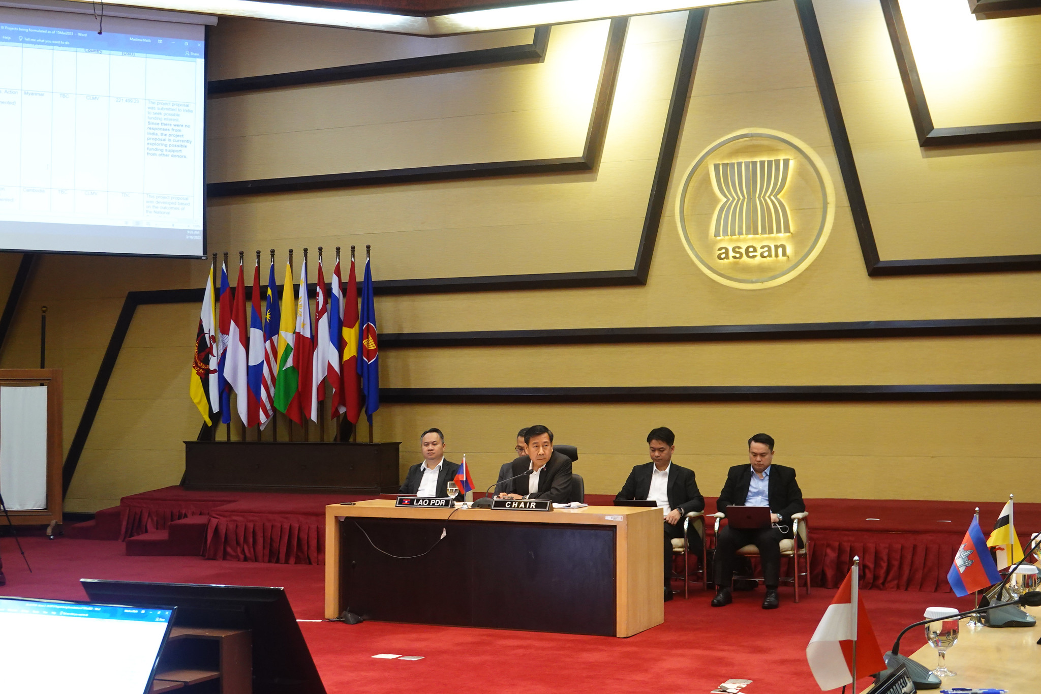 Initiative For Asean Integration Task Force Reviews Projects Under Work