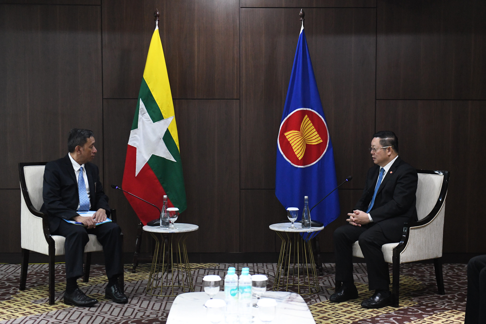 Secretary General Of Asean Meets Permanent Representative Of Myanmar To