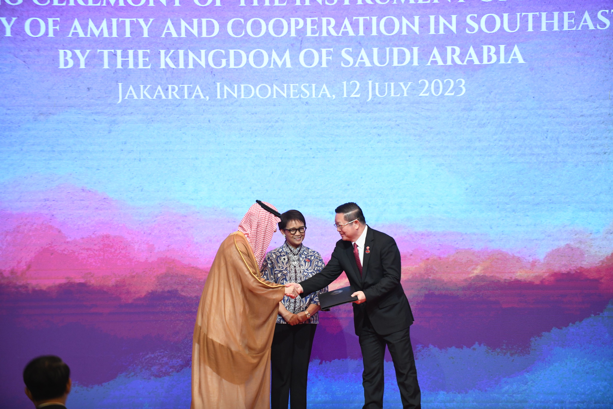 Saudi Arabia signs instrument of accession to Treaty of Amity and ...