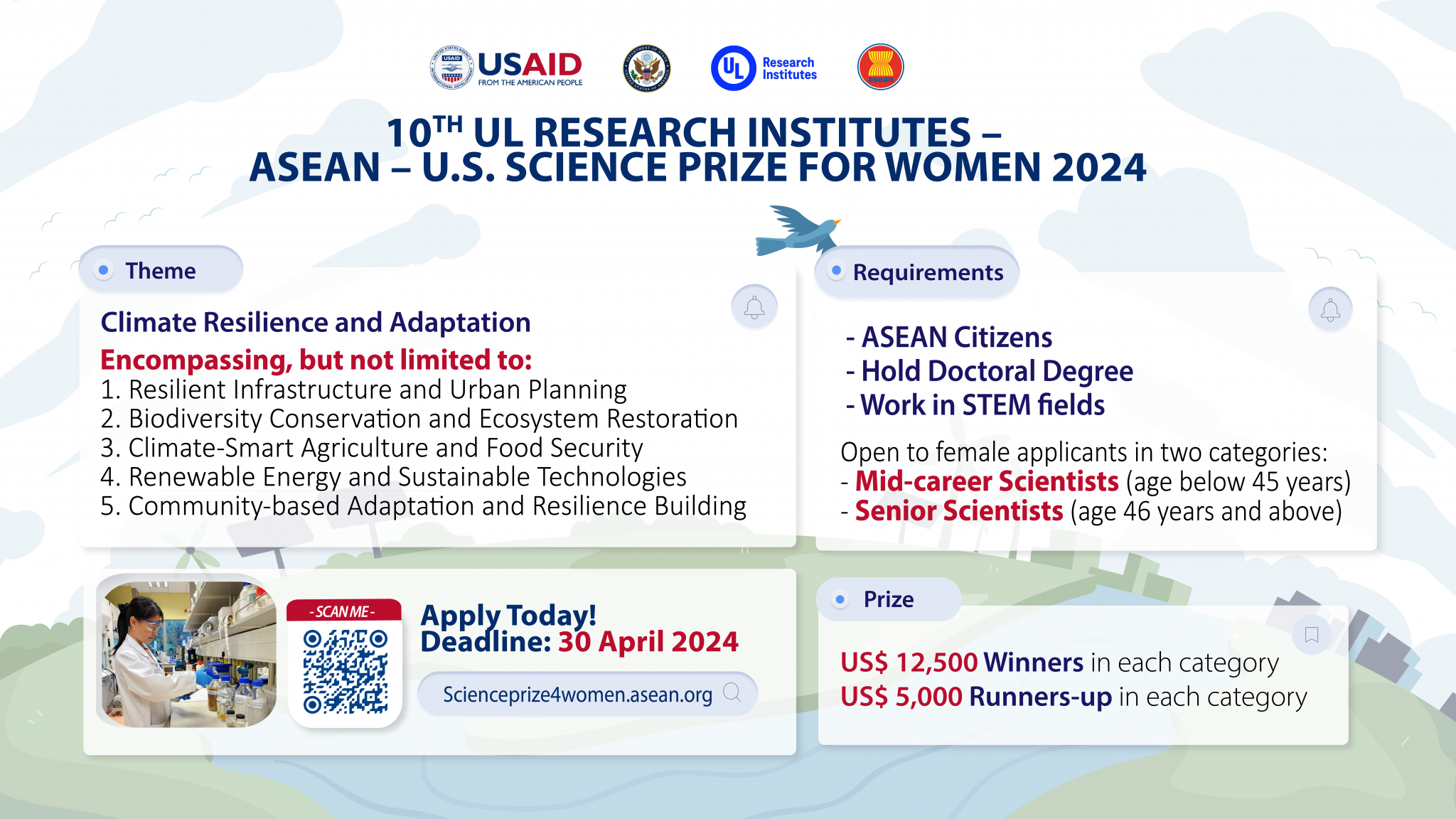 2024 UL Research Institutes -ASEAN-U.S. Science Prize for Women: Now ...