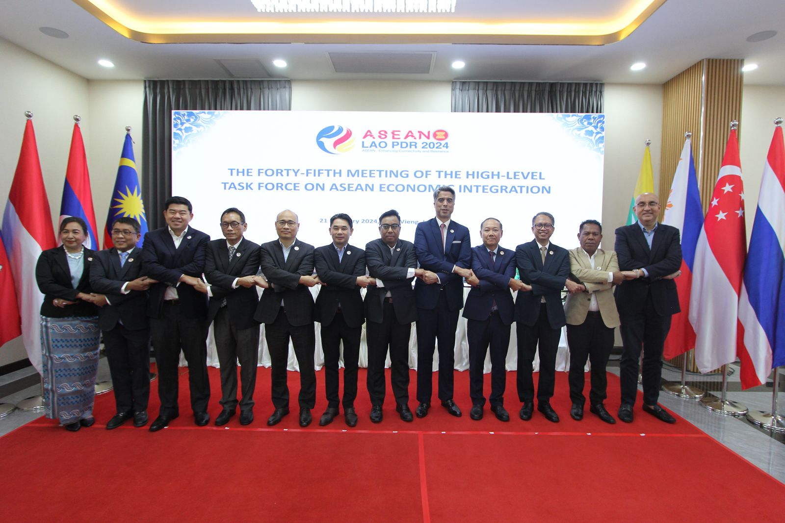45th High Level Task Force On Asean Economic Integration Discuss The