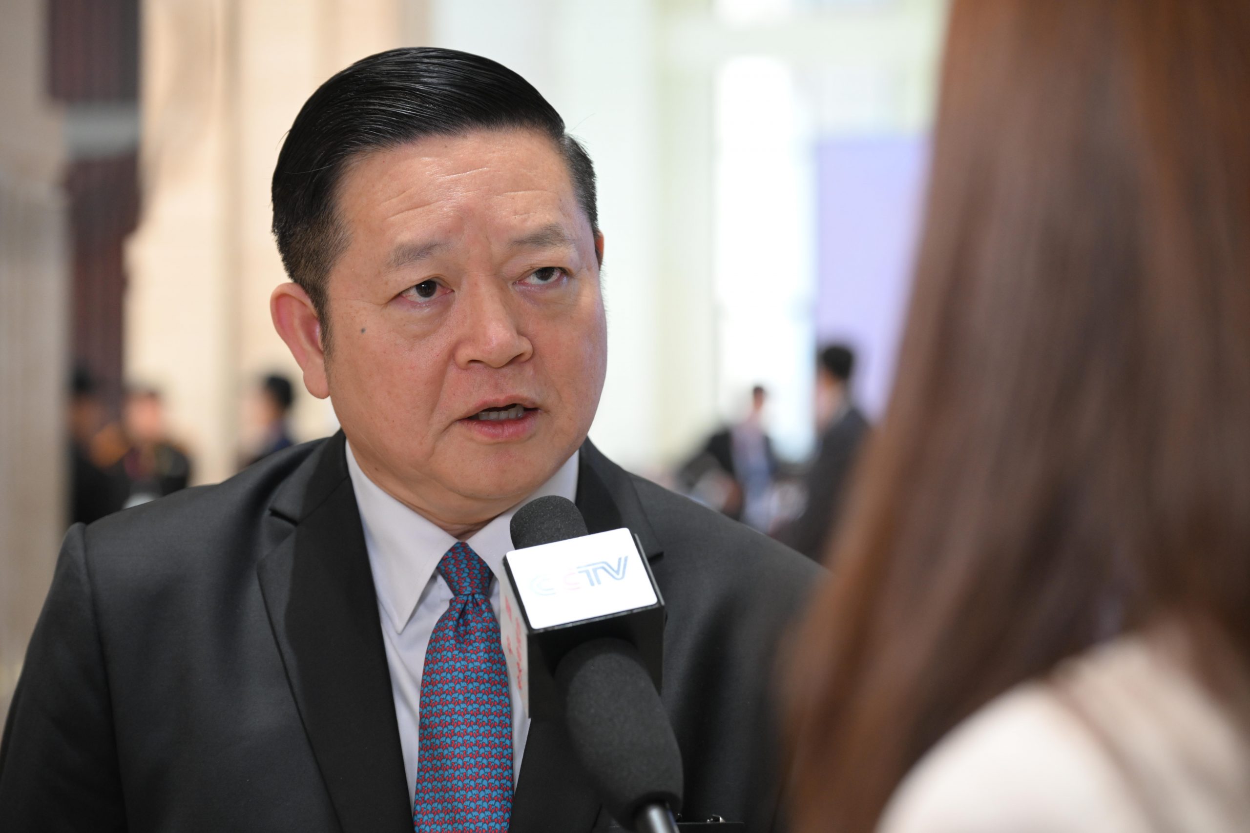 Secretary General Of Asean Grants Interview To Cctv On The Sidelines Of