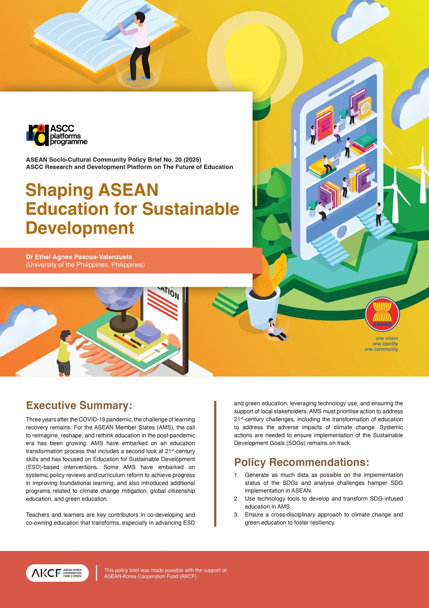 ASEAN Socio-Cultural Community Policy Brief - Shaping ASEAN Education ...