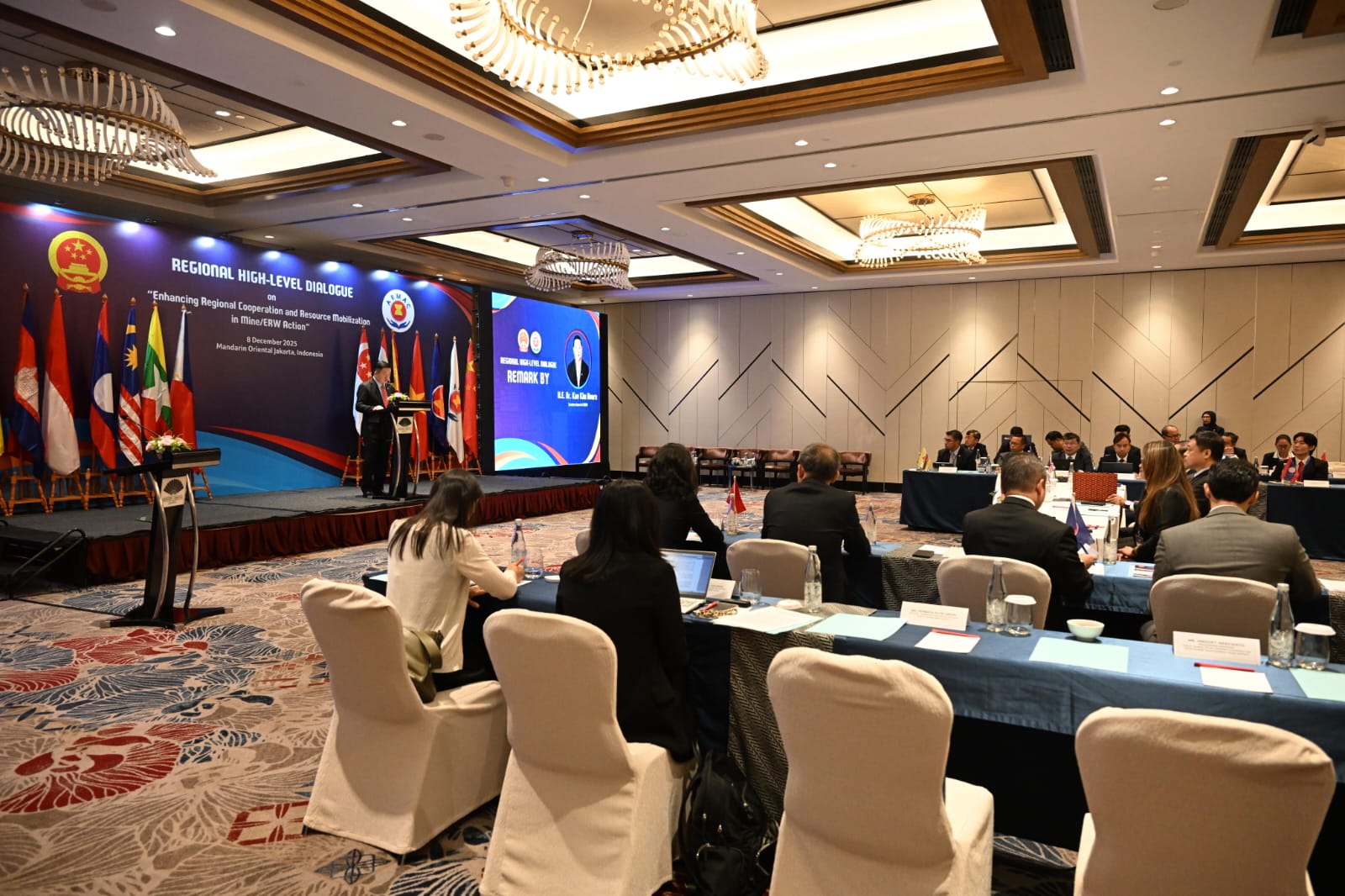 Secretary-General of ASEAN delivers opening remarks at the 2025 High ...