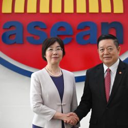 Secretary-General of ASEAN receives the new President and Chair of the ...