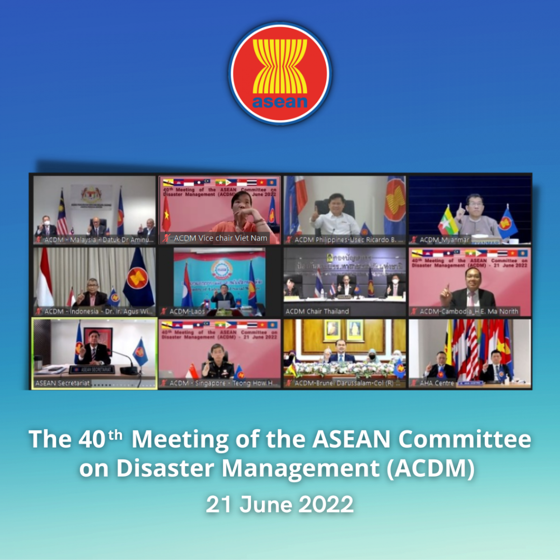 ASEAN strengthens multi-sectoral approach to disaster management ...