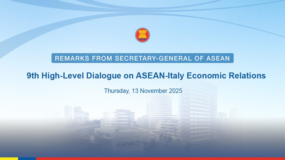 Secretary-General of ASEAN Delivers Pre-Recorded Keynote Address at the ...