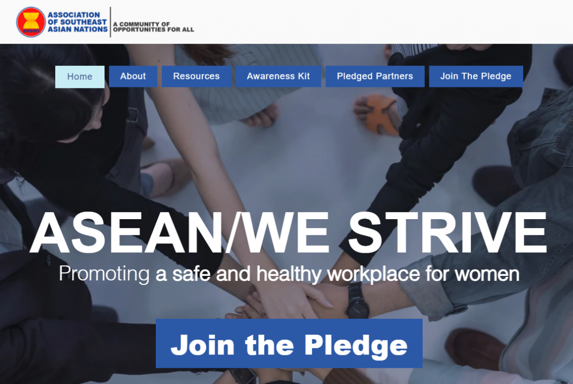 Asean We Strive Launches Campaign To End Gender Based Workplace