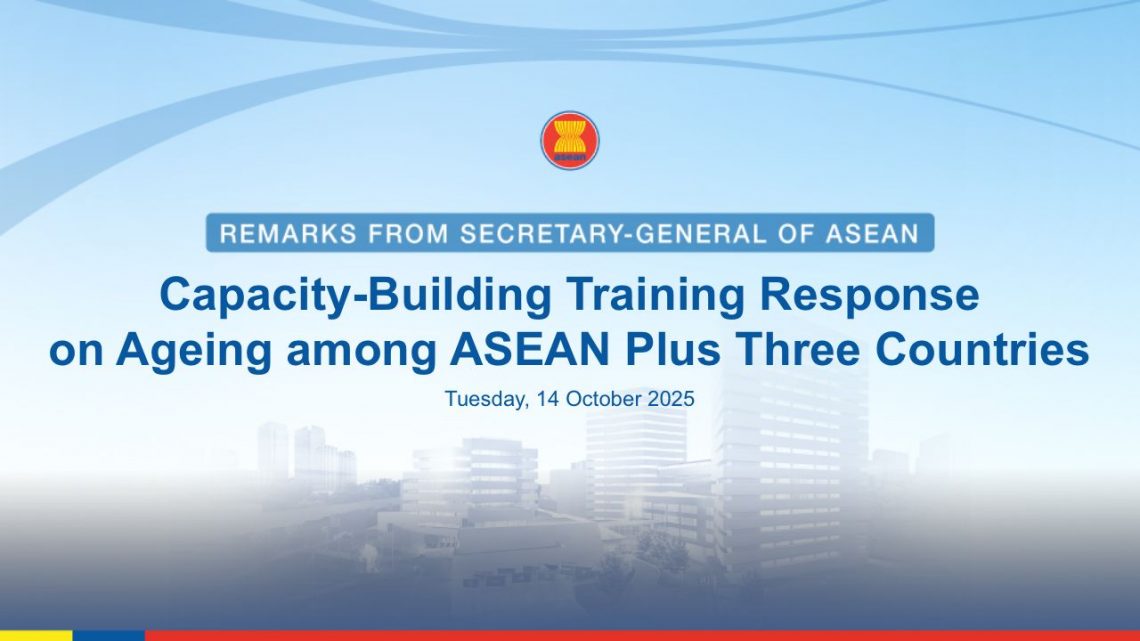 Secretary-General of ASEAN delivers pre-recorded remarks at the ...